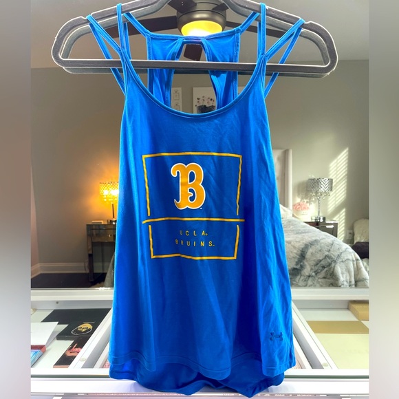adidas | Tops | Custamized Womens Adidas Vintage Racerback Ucla Tank ...
